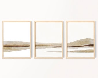 Large Muted Wall Art - Etsy