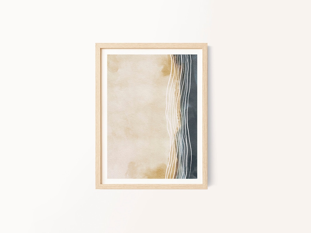 Boho Beach Decor, Boho Wall Art, Boho Line Art, Digital Illustration ...