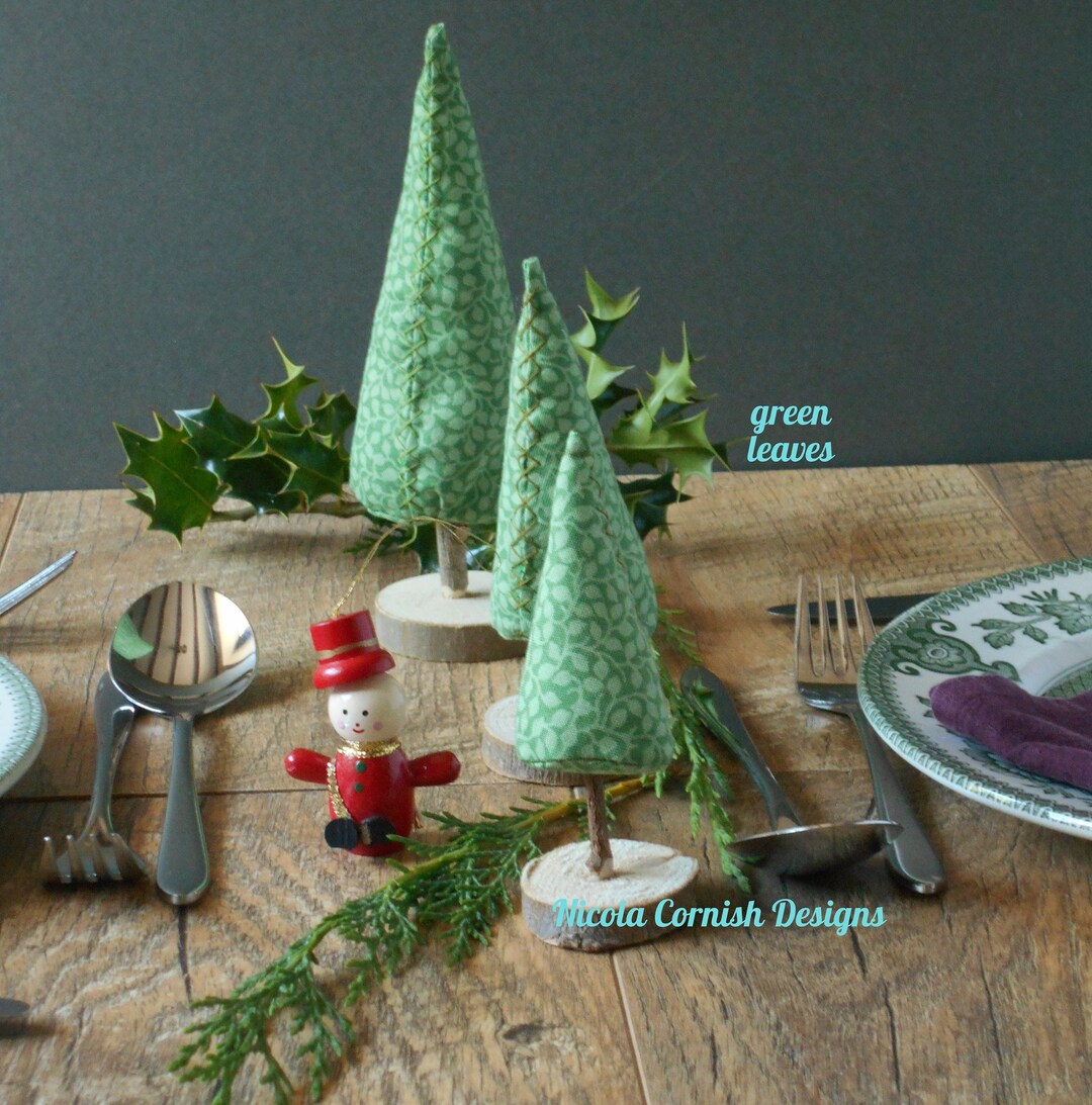 Windblown Fabric Trees - Perfect for Winter Seasonal Decoration - Etsy