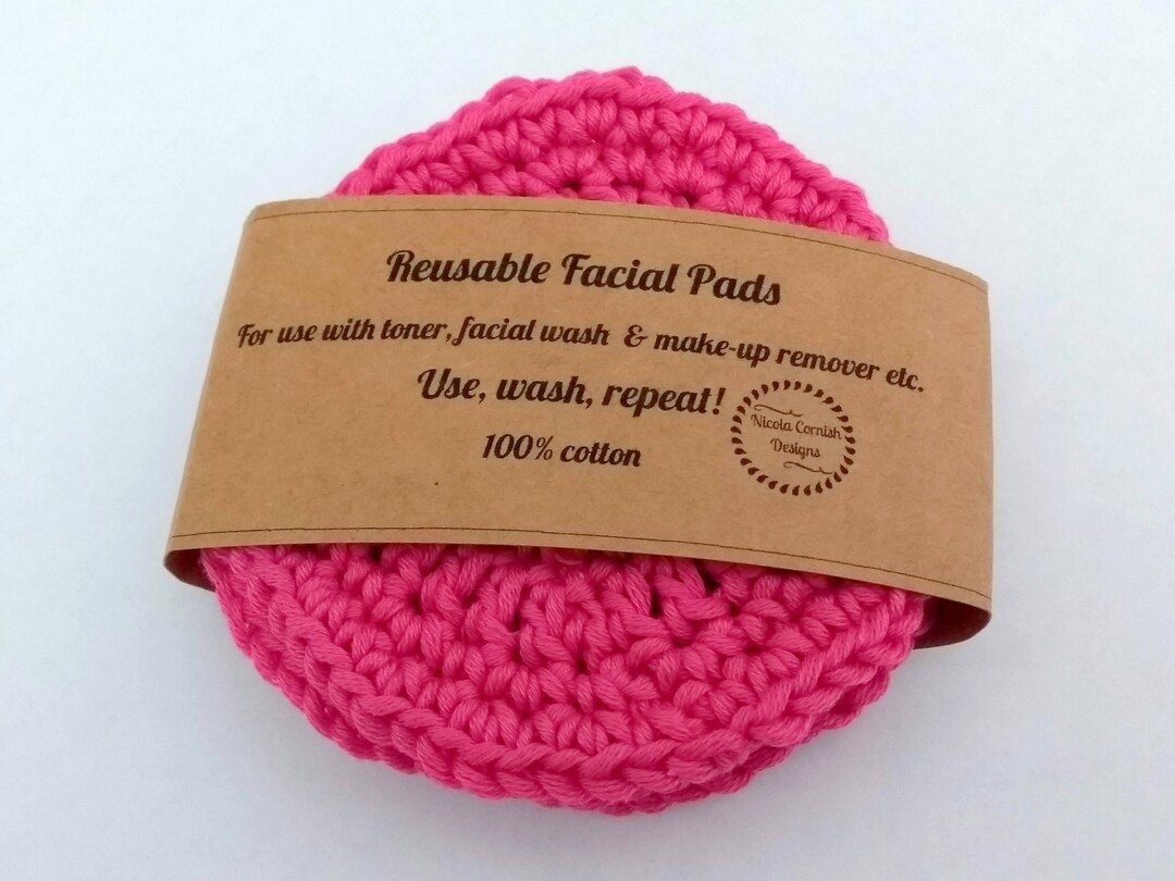 Reusable Cotton Facial Pads, Reusable Cotton Rounds, Make-up Wipes ...