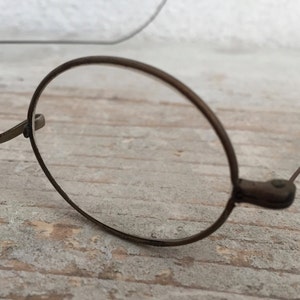 Antique Oval Wire Frame Eyeglasses Brass Wire Rim Glasses | Etsy