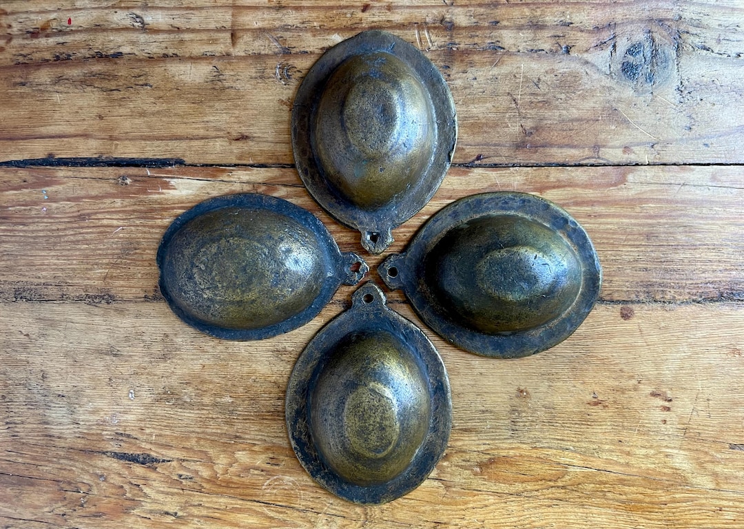 Antique Bronze Oval Chocolate and Candy Molds, Set of Four - Etsy