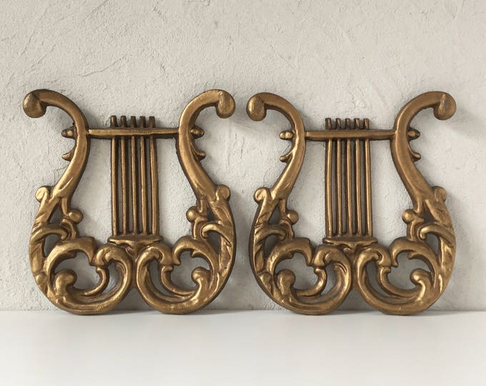 Retro Wall Plaques, Music Symbol Plaques, Mid Century , 1960s-1970s ...