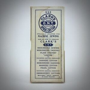 Antique Thread Box, Antique Sewing Kit, Coats & Clark - Etsy