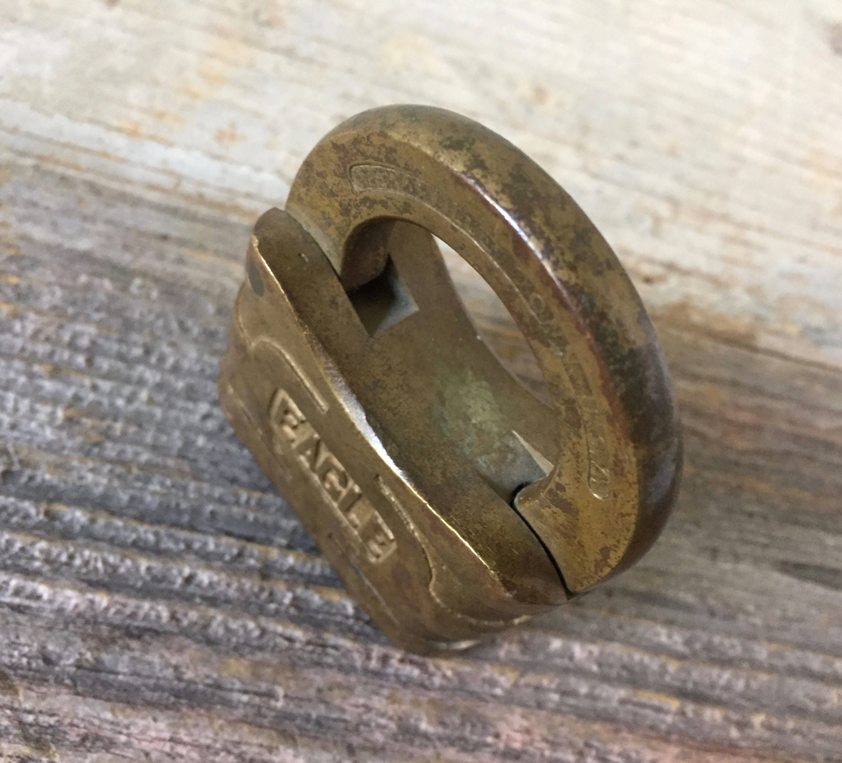 Antique Brass Eagle Lock Jail Cell Lock and Key - Etsy