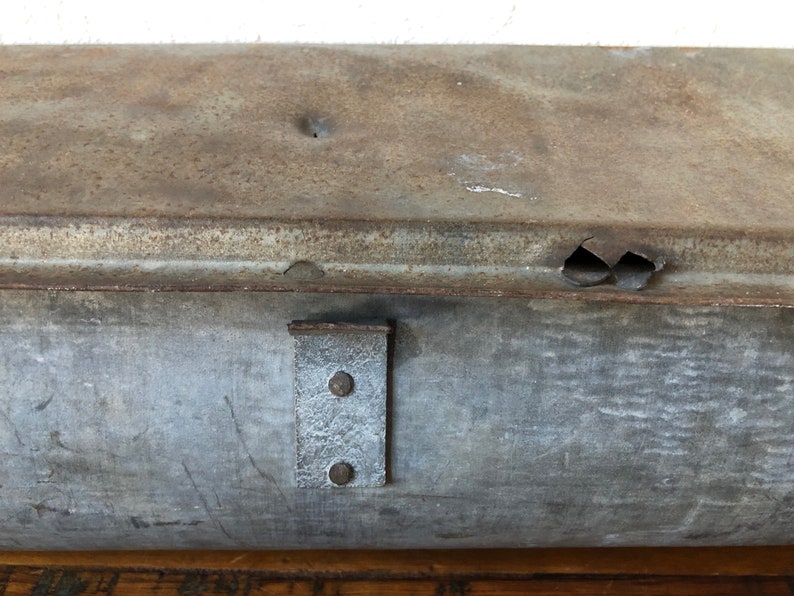 Antique Rural Route Post Office Mailbox Galvanized Country | Etsy