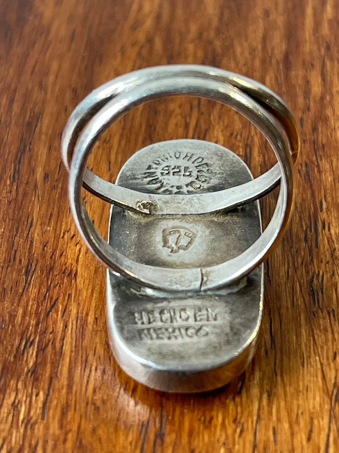 Vintage Taxco Ring Tigers Eye and Malachite ANTONIO M DIEGO - Etsy