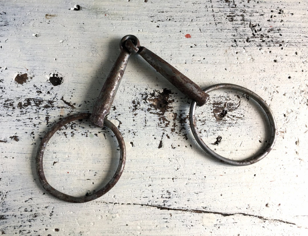 Antique Horse Bit, Vintage Snaffle Bit, Rustic Farmhouse Horse Tack - Etsy