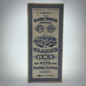 Antique Thread Box, Antique Sewing Kit, Coats & Clark - Etsy