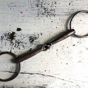 Antique Horse Bit, Vintage Snaffle Bit, Rustic Farmhouse Horse Tack - Etsy