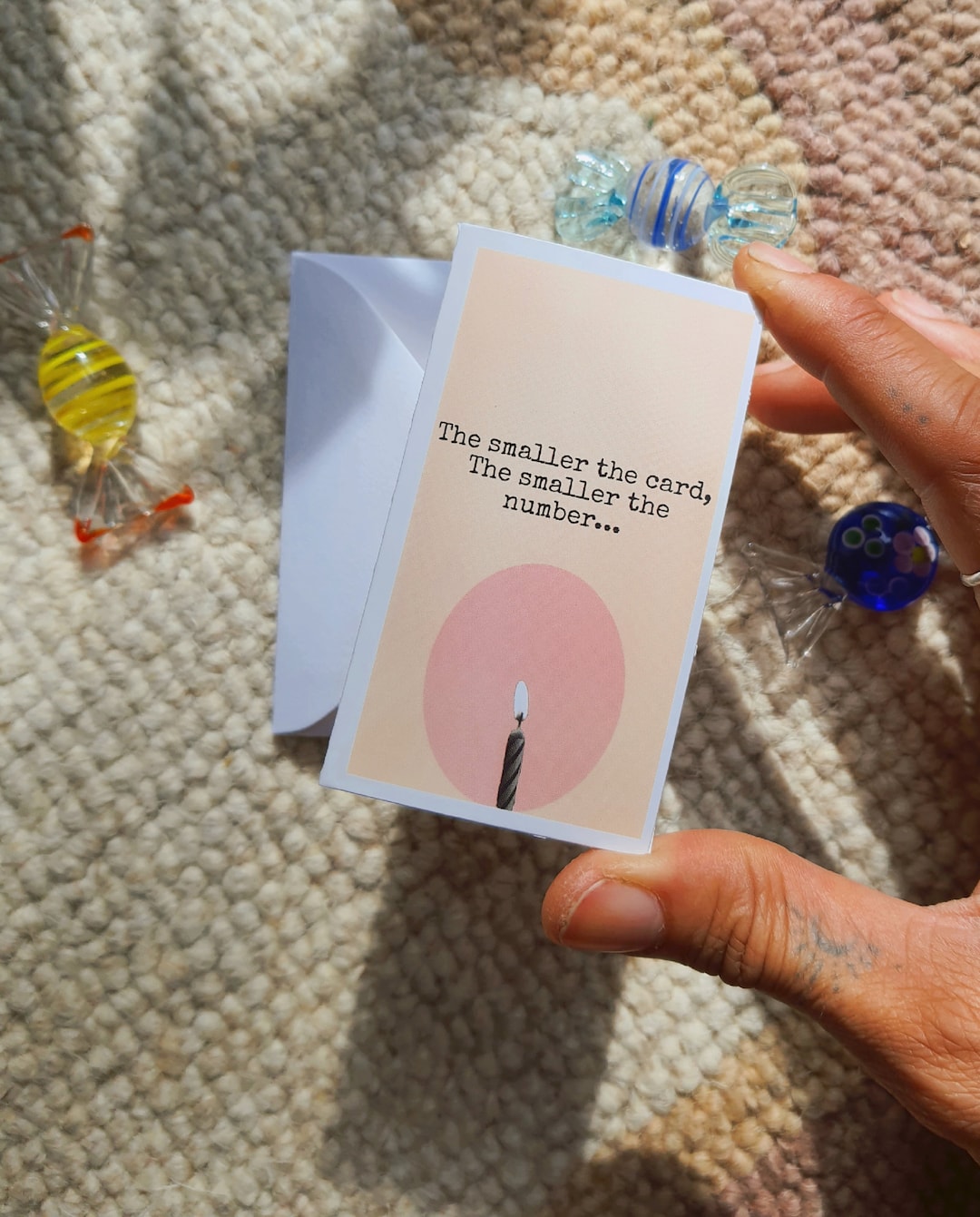 The Smaller the Card... | THOUGHTFUL Greeting Cards - Etsy