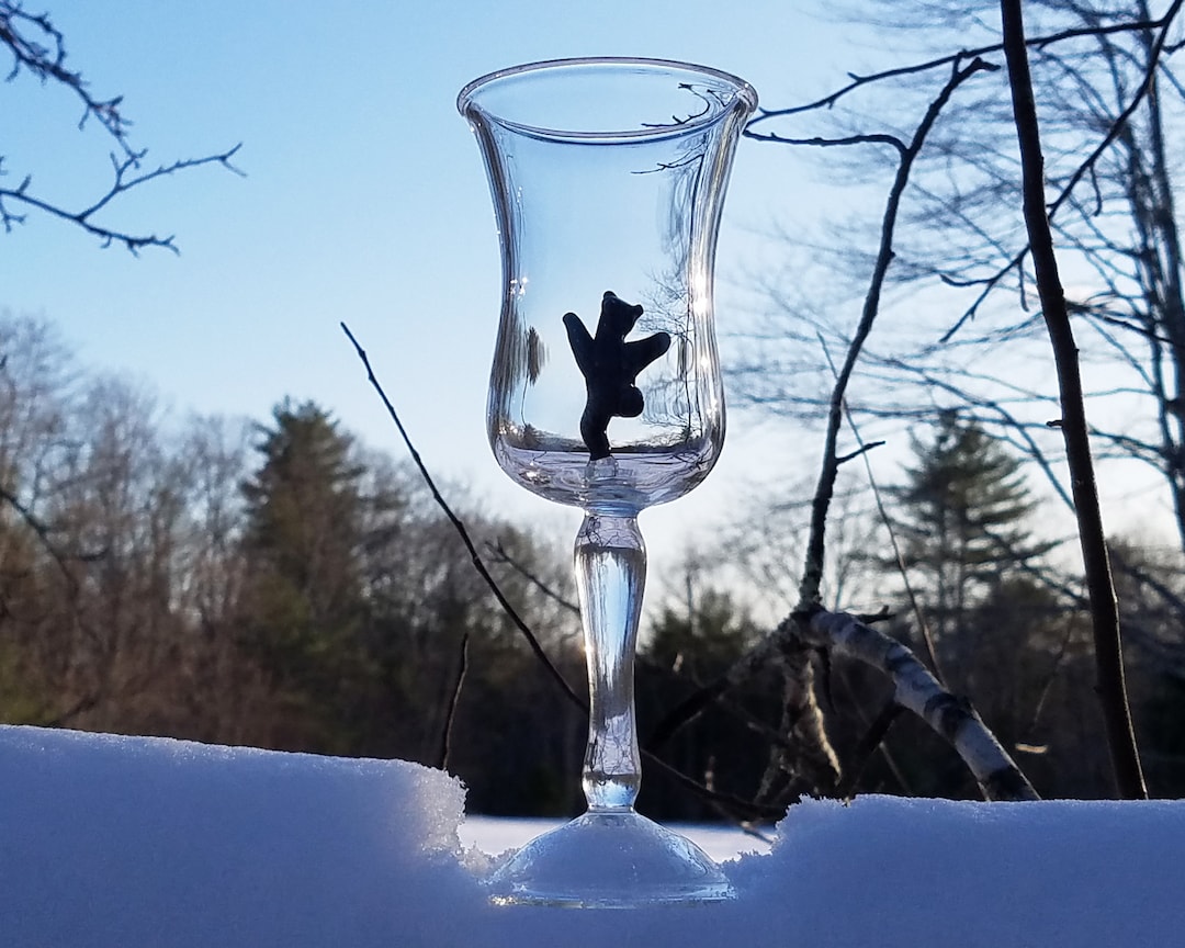 The Dancing Bear Wine Glass. A Functional Artpiece. Hand Crafted in Hot ...