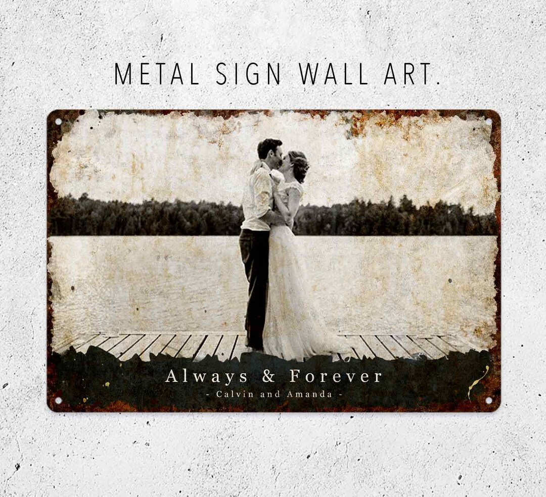 Personalized Photo, Custom Photo, Metal Sign, Wall Art, Home Decor ...
