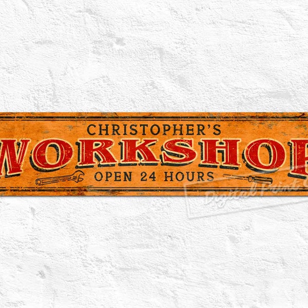 Workshop Sign - Etsy