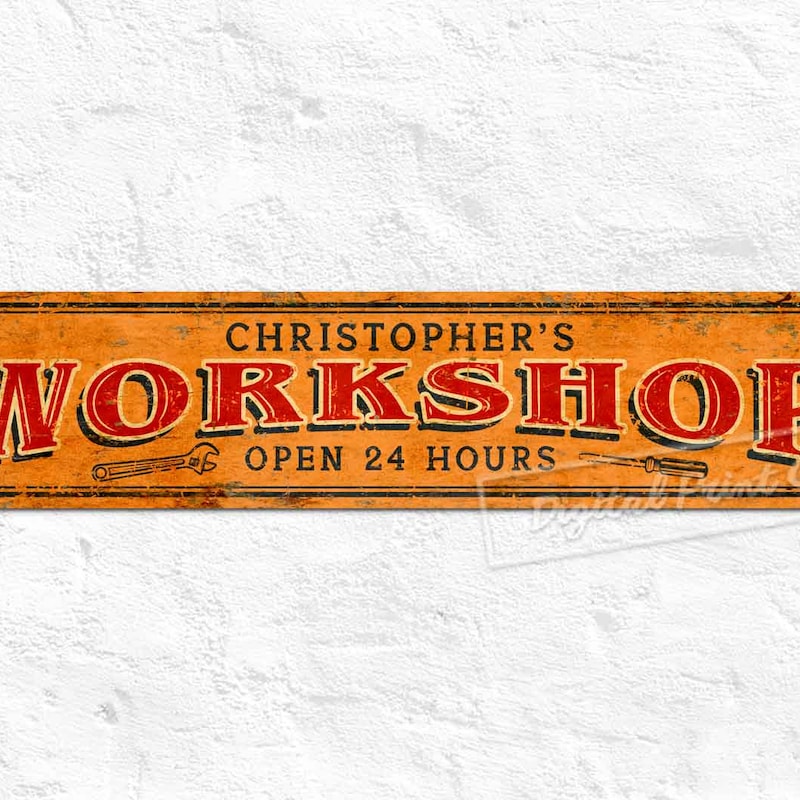 Workshop Sign - Etsy