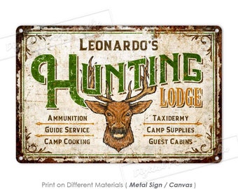 Hunting Lodge Sign - Etsy