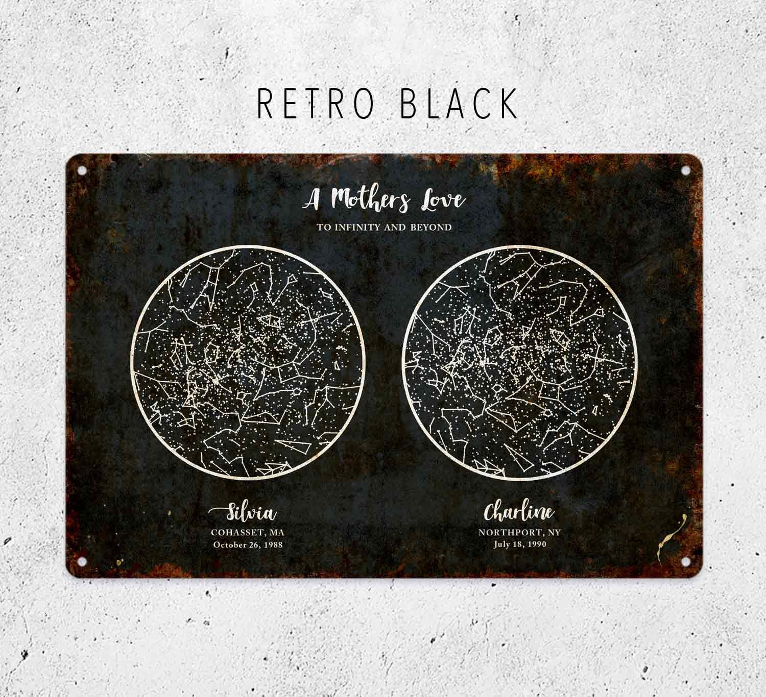 Custom Sign Star Map Garage Sign Bar Sign Metal Sign Home - Etsy