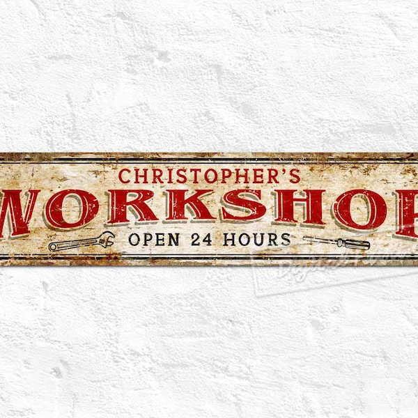 Workshop Sign - Etsy