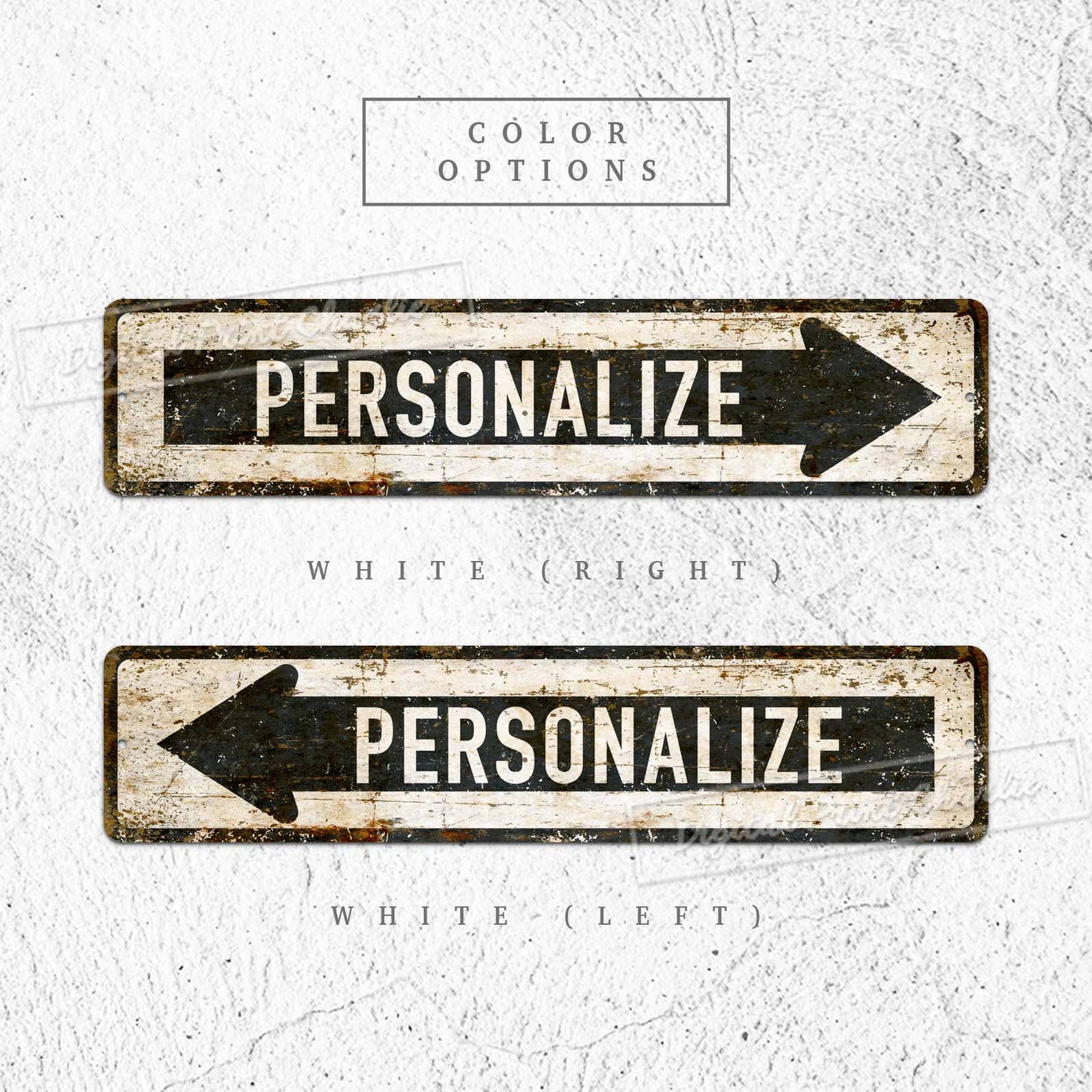 Directional Signs Street Metal Sign Custom Sign Road Sign - Etsy