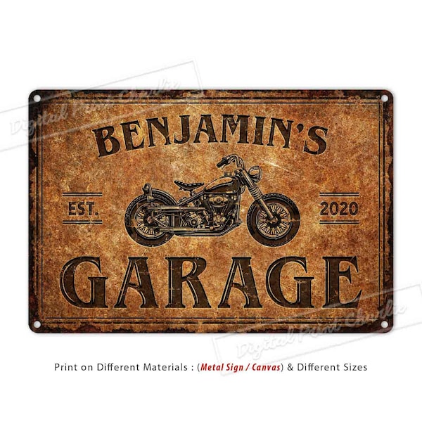Motorcycle Sign - Etsy