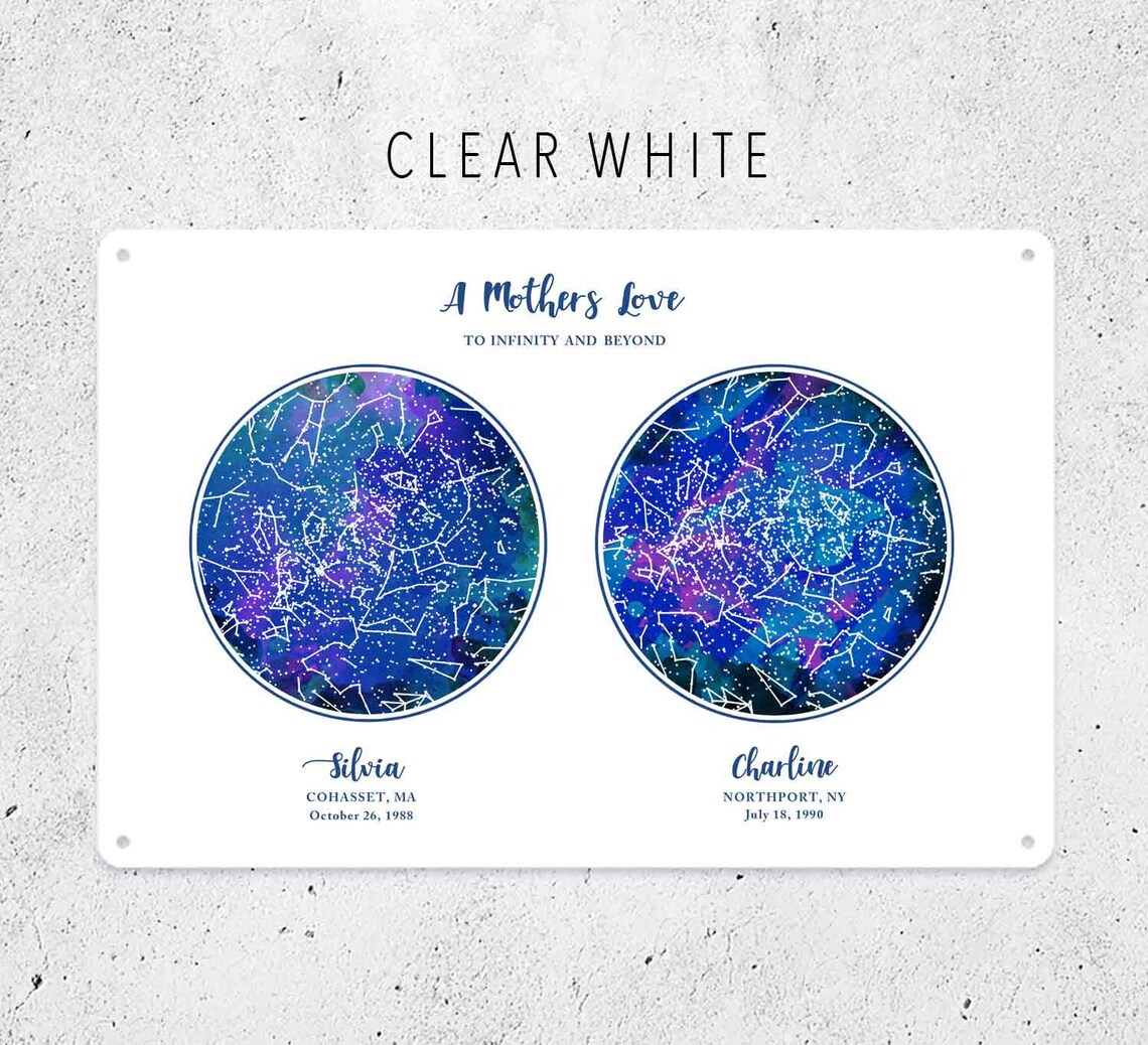 Star Map Sign Night Sky Sign Custom Metal Sign or Print | Etsy