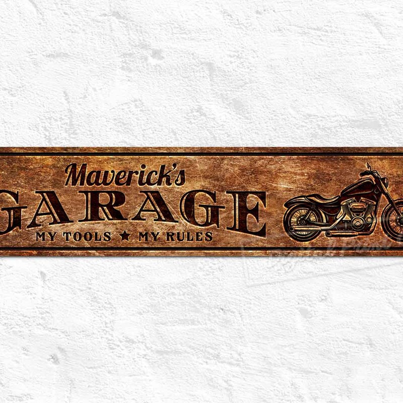 Motorcycle Sign - Etsy