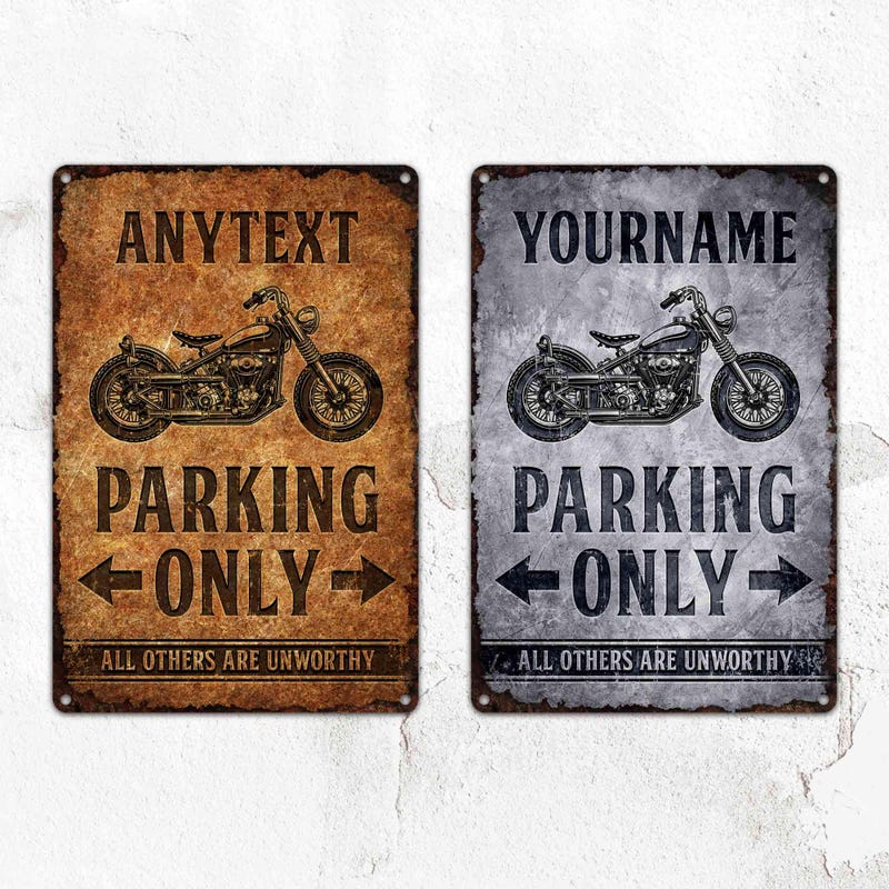Funny Rustic Parking Sign - Etsy UK