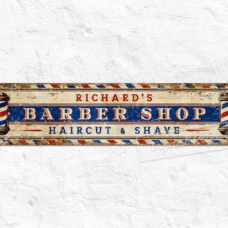 Barber Shop Sign - Etsy