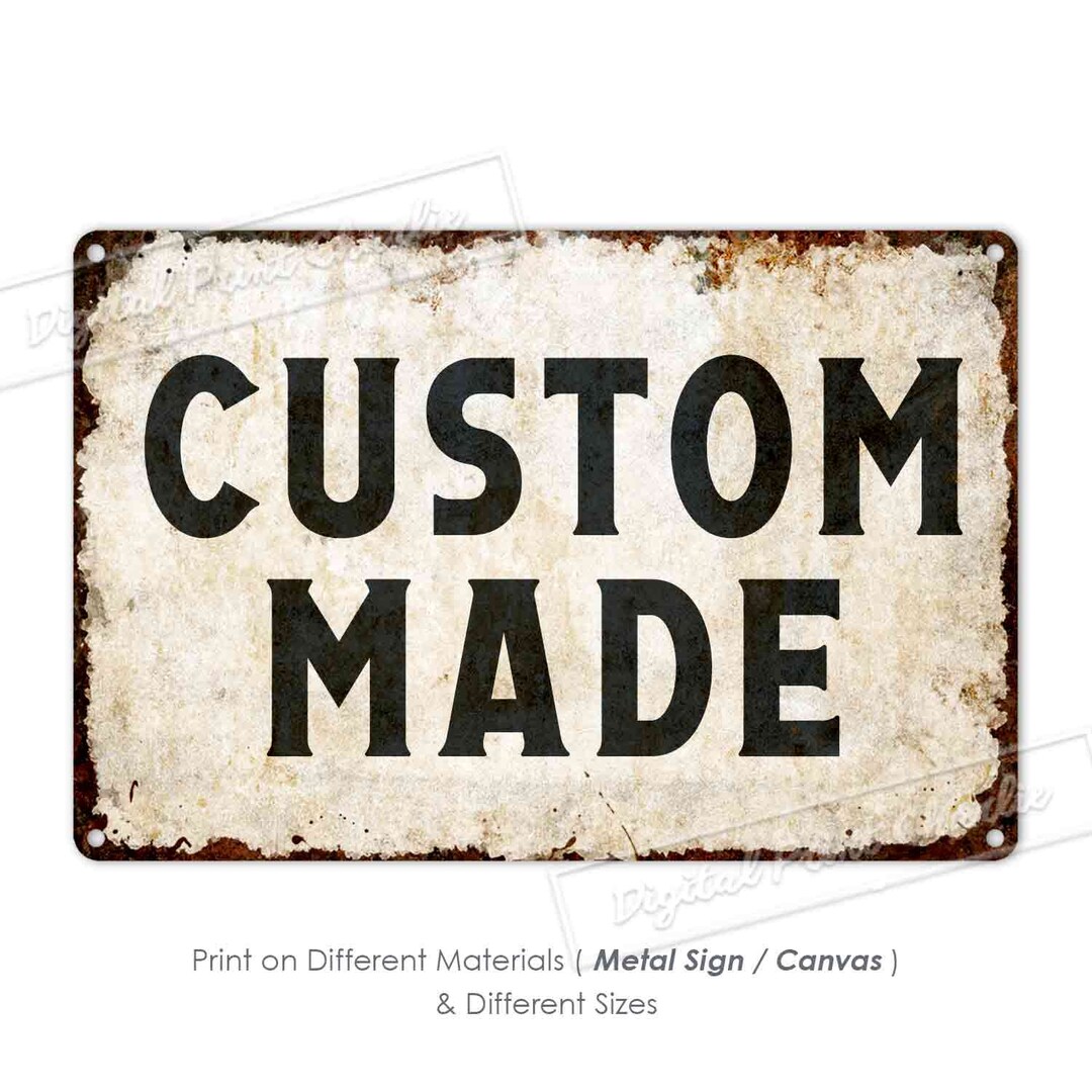 Custom Made Sign, Customized Sign, Custom Sign, Personalised Gifts ...