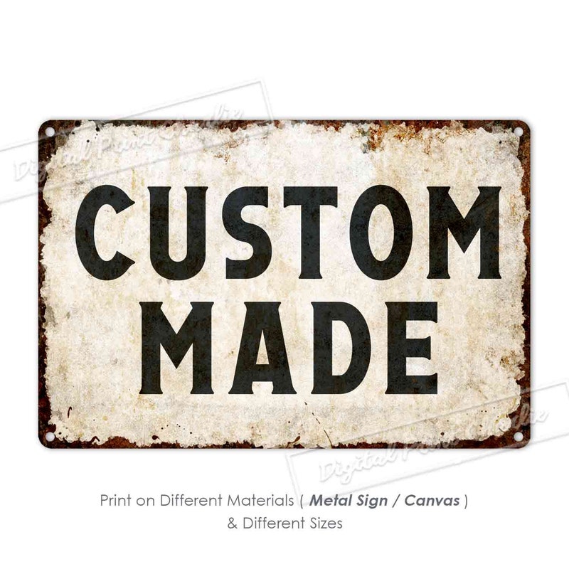 Custom Sign - Etsy