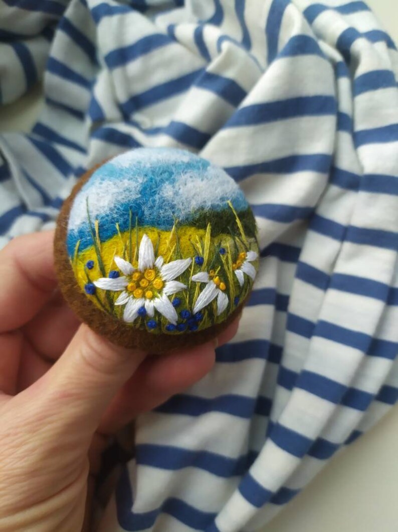 Edelweiss Teacher Gift Flower Jewelry Gift for Women Edelweiss - Etsy