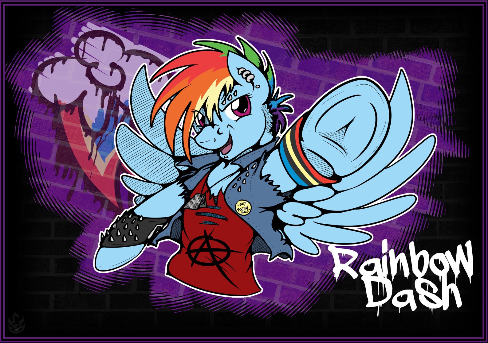 Punk Pony Party Art Print Posters 2020 - Etsy