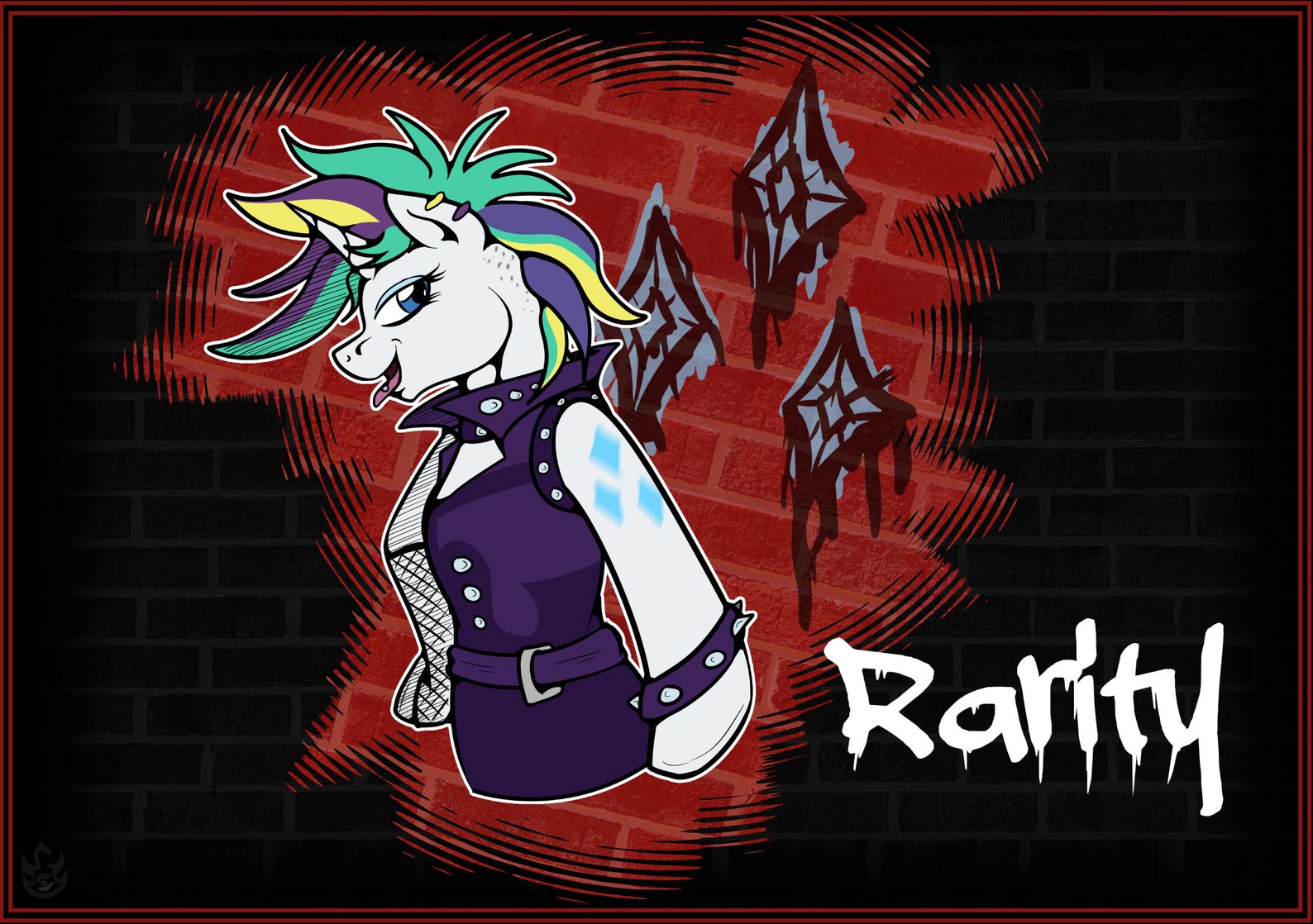 Punk Pony Party Art Print Posters 2020 - Etsy