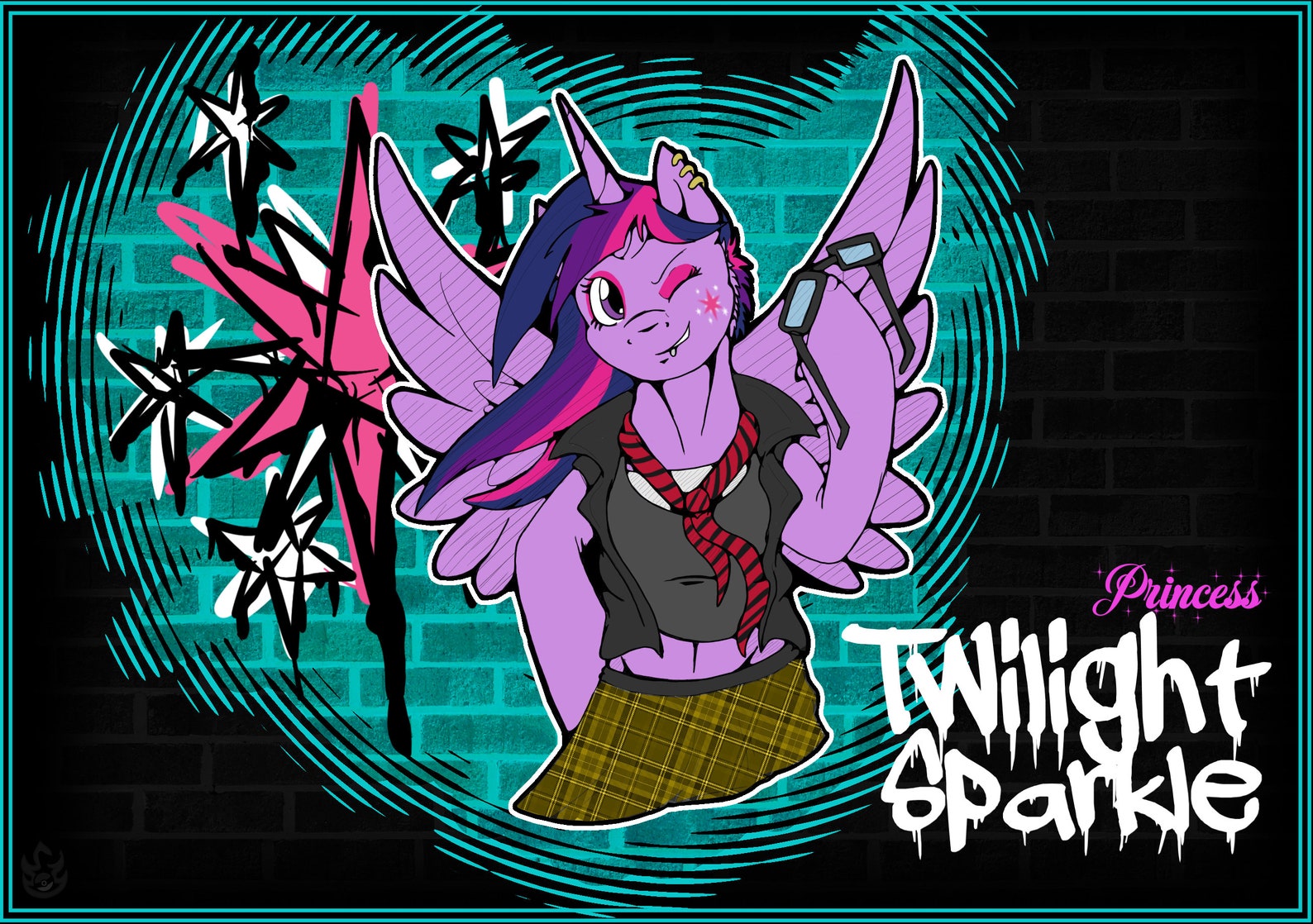 Punk Pony Party Art Print Posters 2020 - Etsy