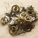 Vintage Clock Parts: Retro Brass Cogs, Steampunk Supplies - Etsy