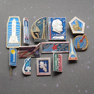 Vintage Space Pins, Cosmos Exploration, Space Badge, Space Collectible ...