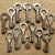 Vintage Metal Keys, Silvertone Metal Key, Rusty Hardware, Scrap Craft ...