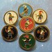 Vintage Cartoon Characters Pins Vintage Enamel Pins Funny - Etsy