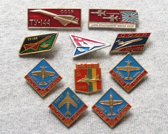 Soviet Airplane Pins, Airplane Theme, Air Force Pin, Airplane ...