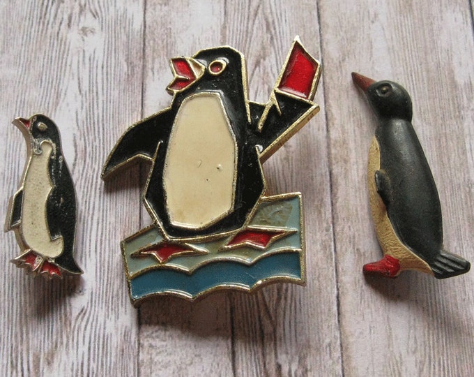 Vintage Penguin Pins, Pins for Collectors, Pins for Kids, Collectible ...