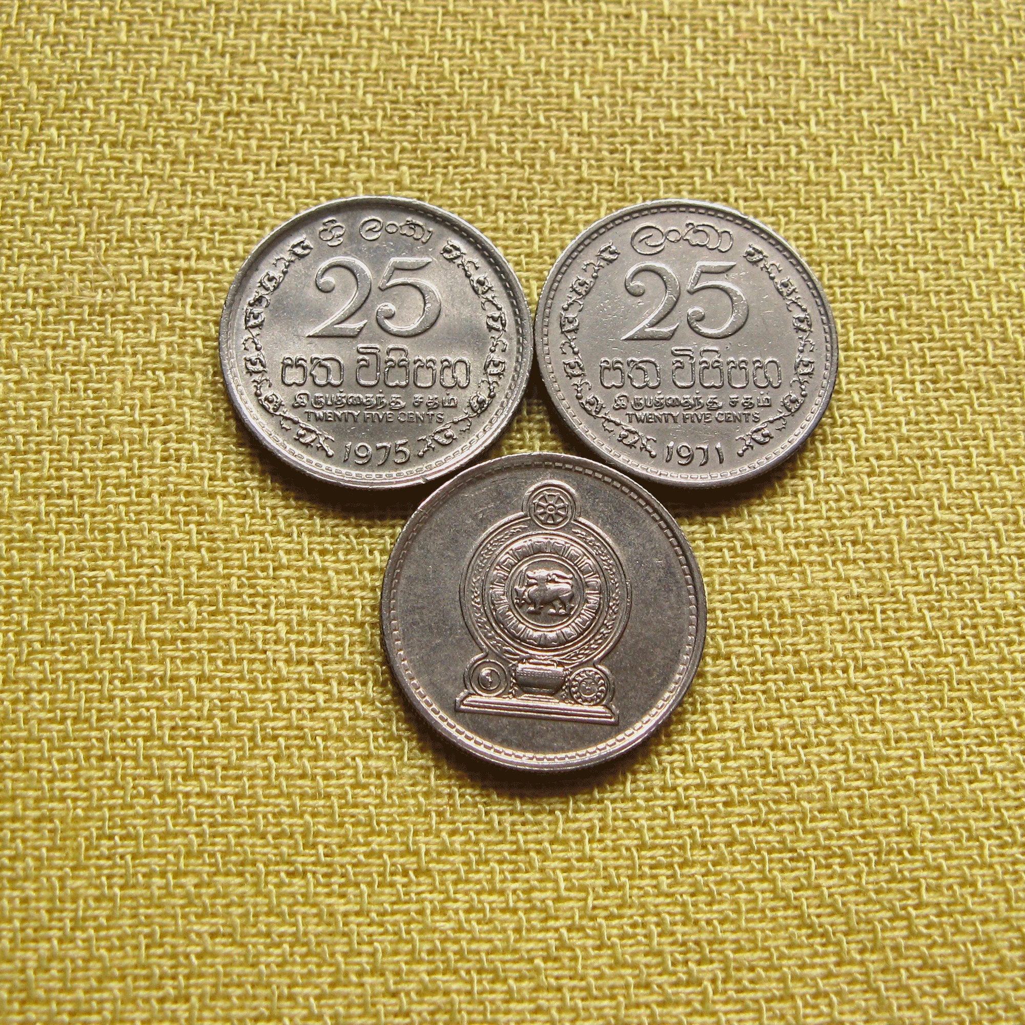 Vintage Sri Lanka Coins Coins for Jewelry Making Rupee and | Etsy