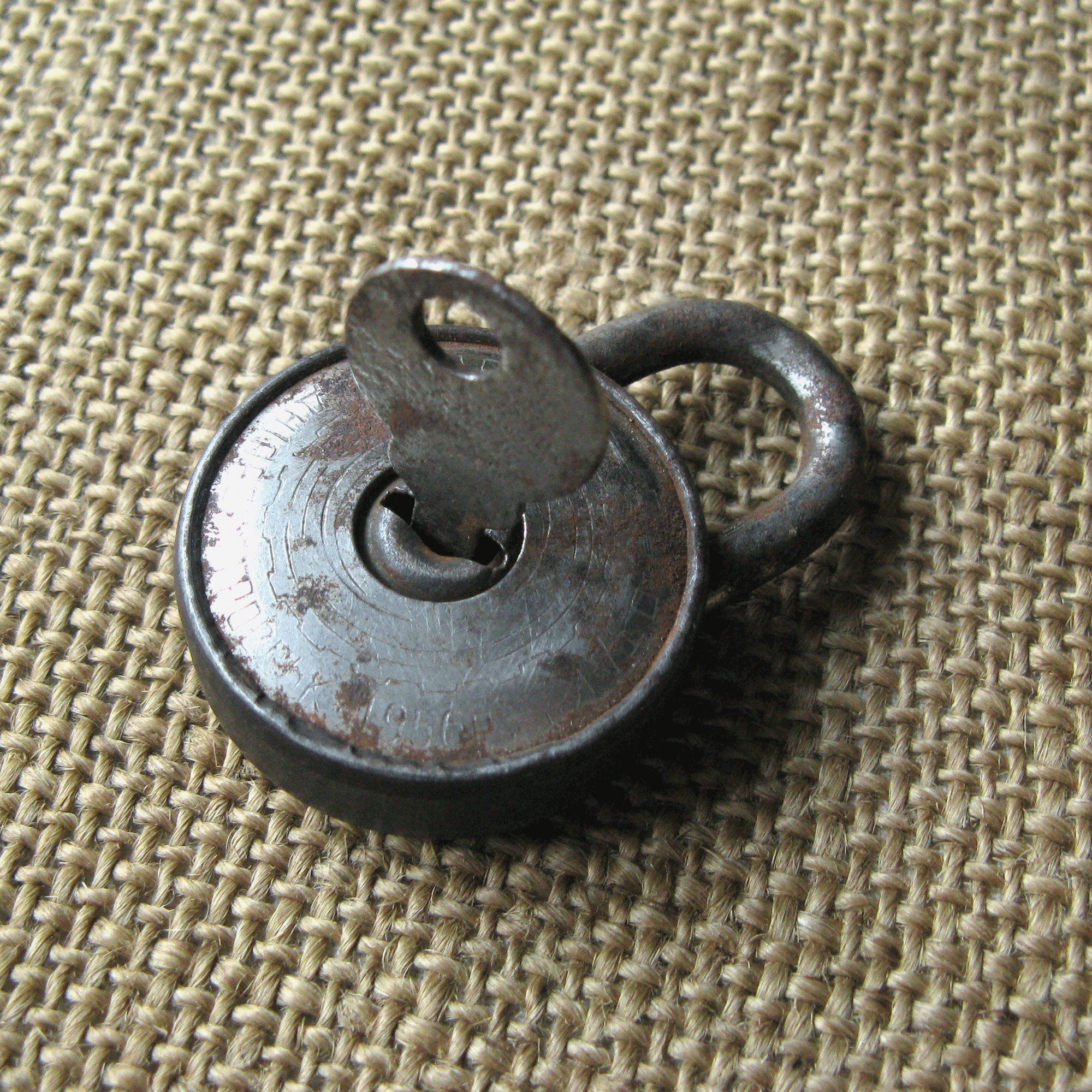 Small Antique Padlock Wedding Lock Love Lock and Key Retro | Etsy