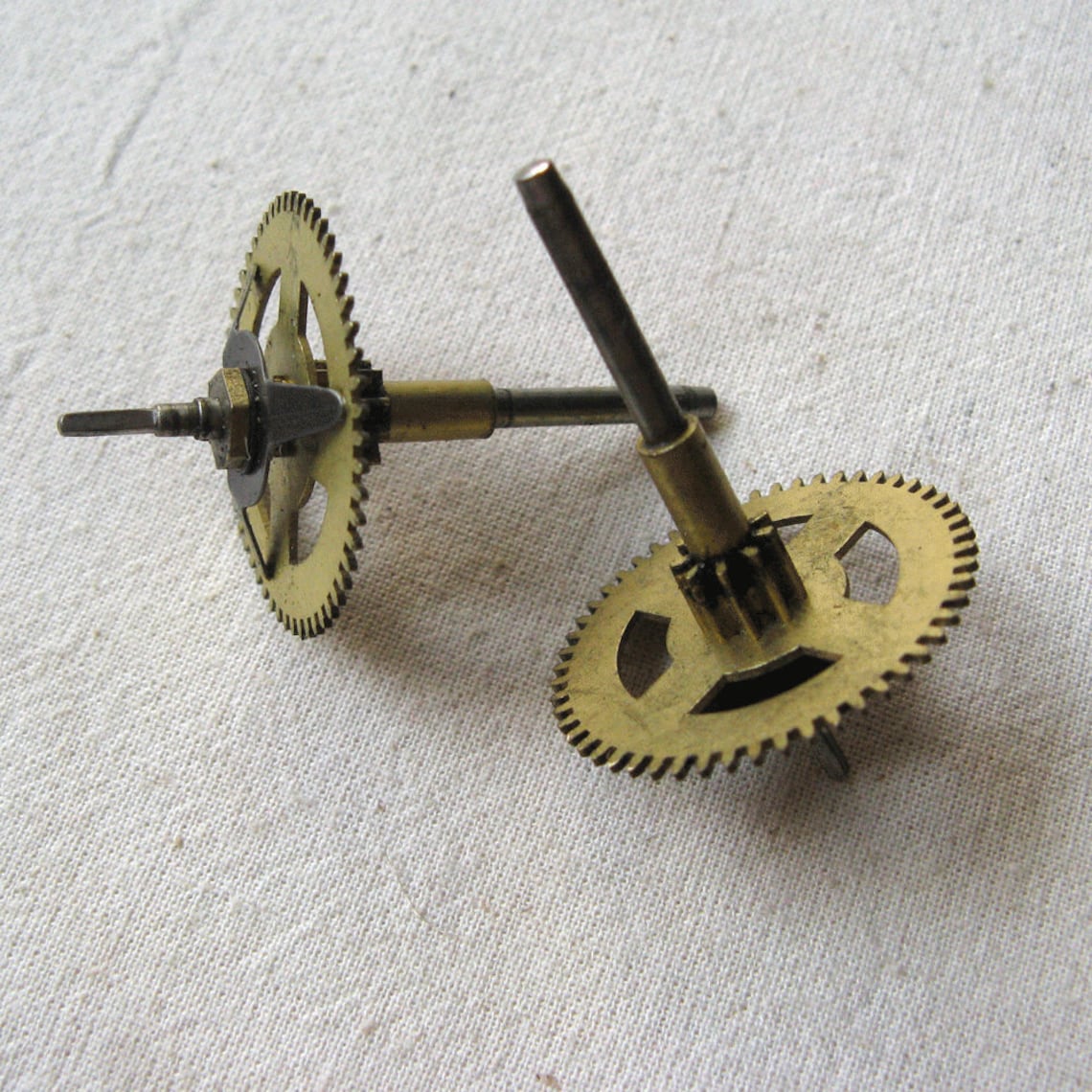 Vintage Clock Parts Retro Brass Cogs Metal Shop Supplies - Etsy
