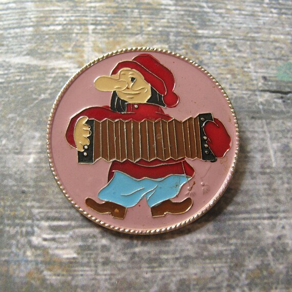 Vintage Cartoon Characters Pins, Fairy Tale Pin, Cart… - Gem