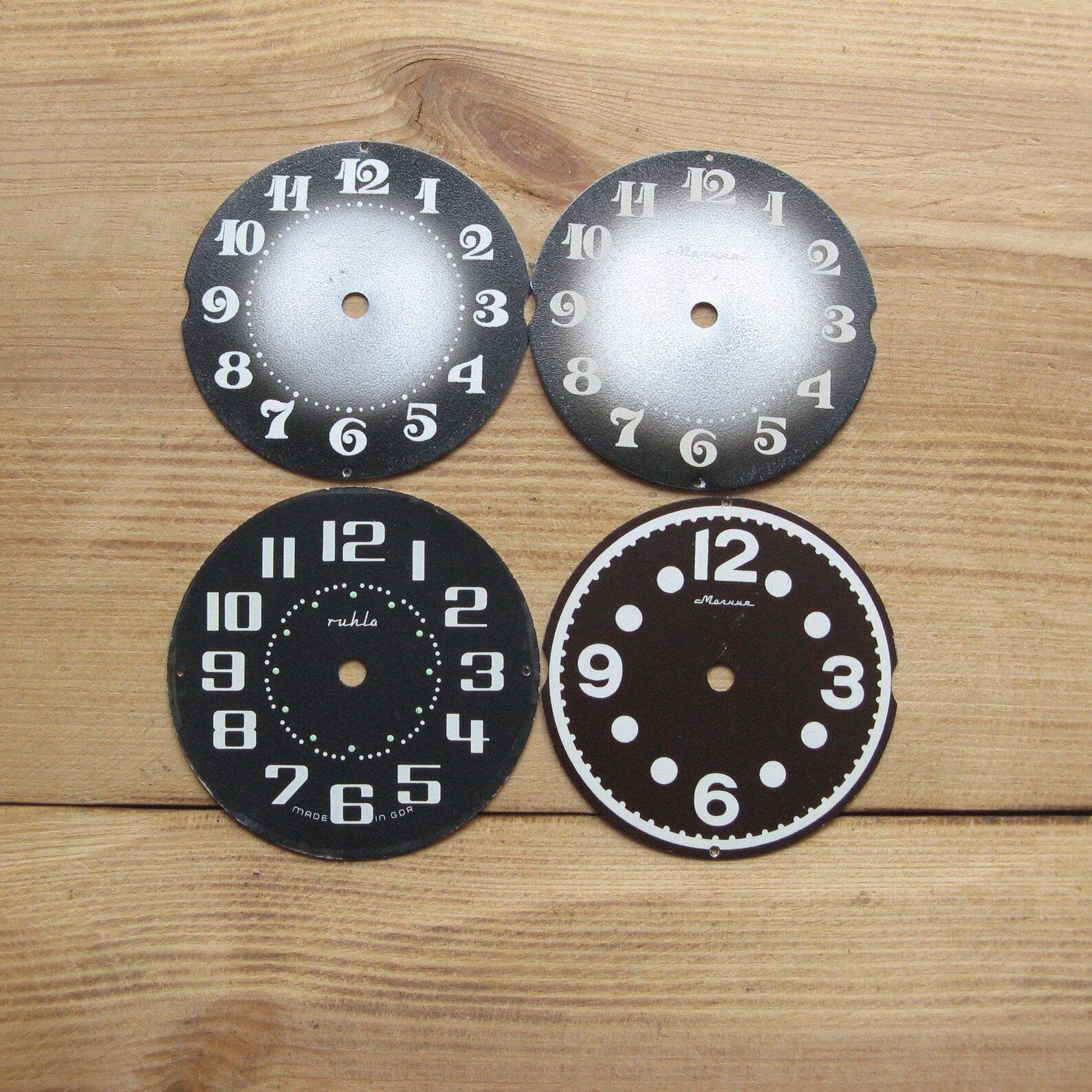 Alarm Clock Faces Vintage Alarm Clocks Retro Clock Parts - Etsy