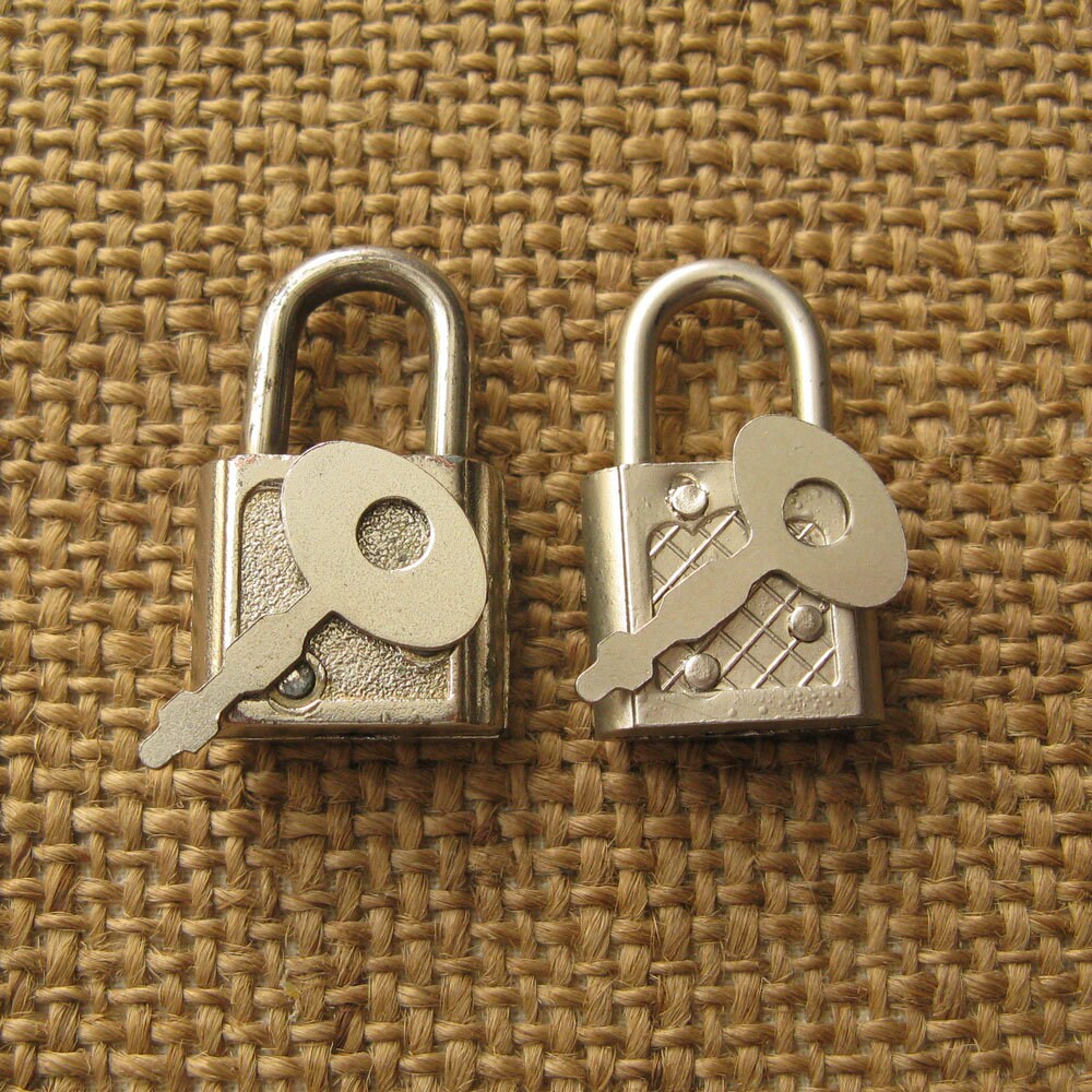 6 Small Antique Padlocks Wedding Lock Love Lock and Key | Etsy