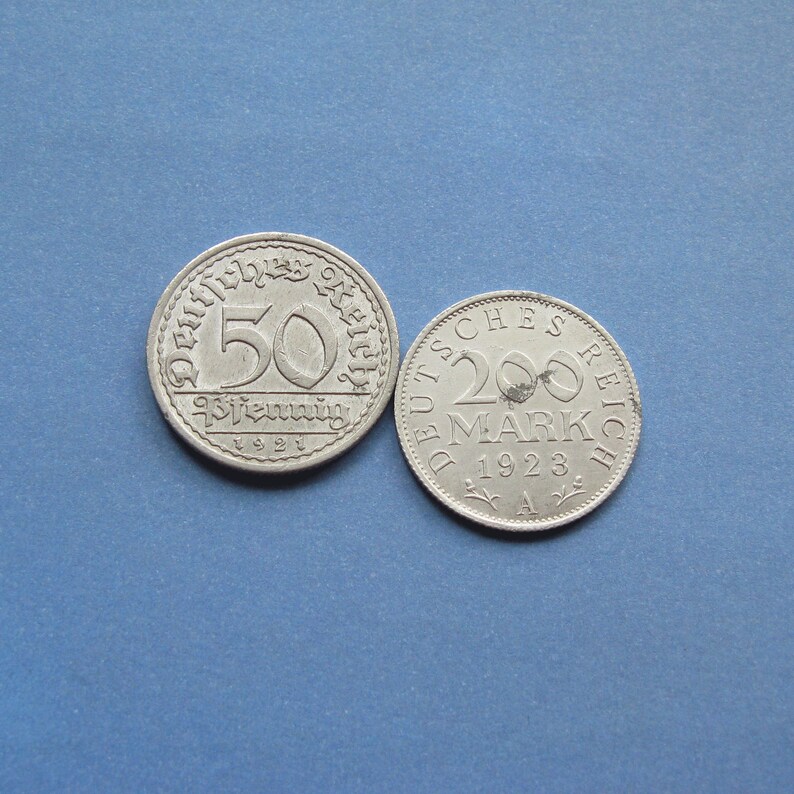 German Coins European Coins Collectible Coins Mark Coins - Etsy