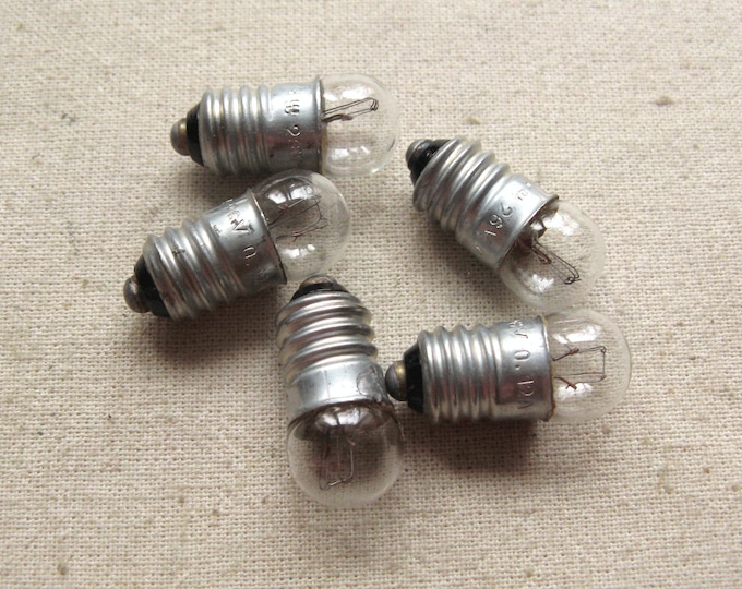 Vintage Tiny Bulbs, Small Light Bulbs, Steam Punk Décor, Retro Glass ...