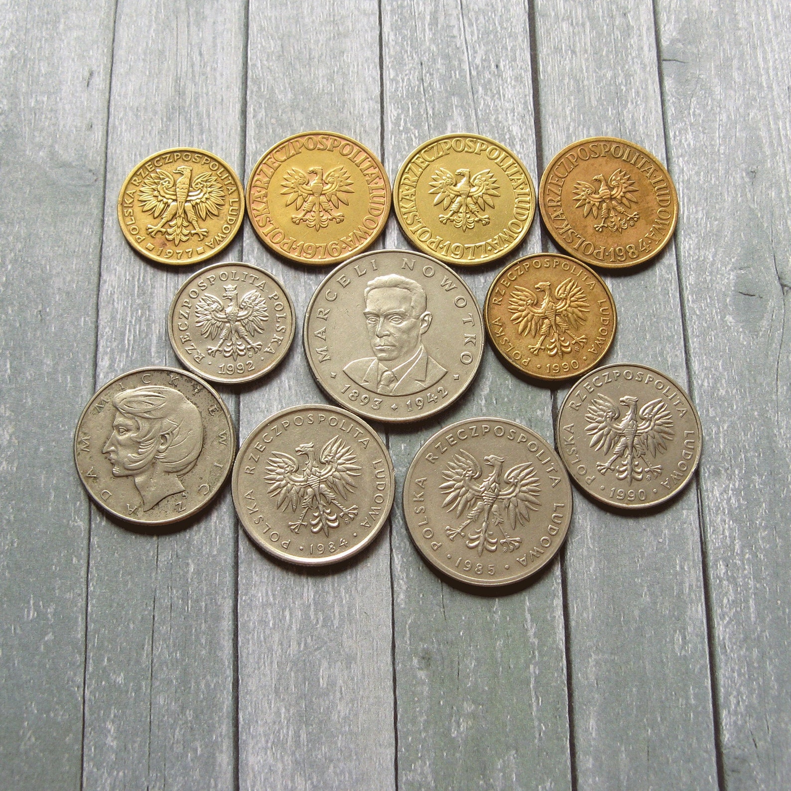 Polish Coins Coins for Collection Polish Money Coin From - Etsy