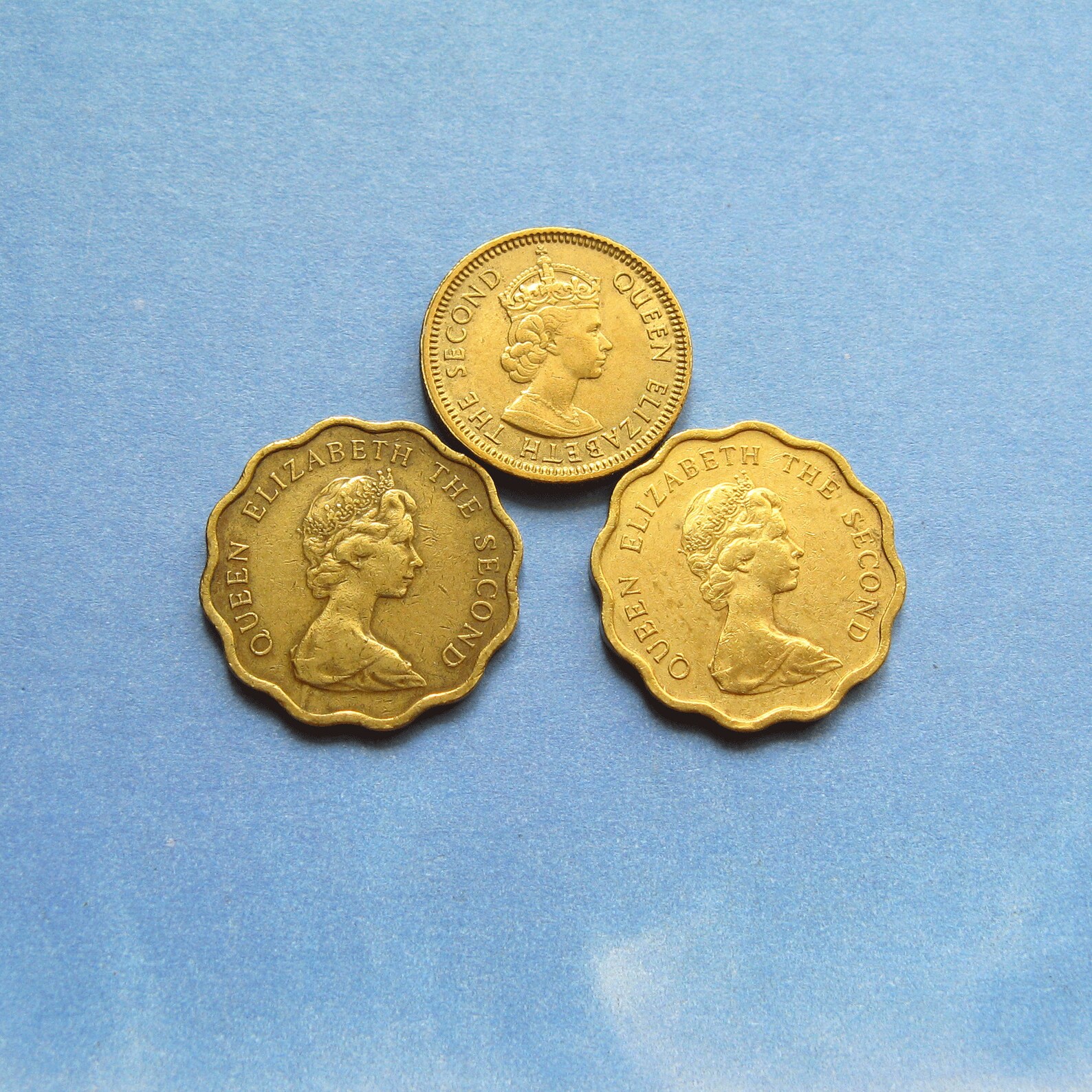 Hong Kong Coin Set: Vintage Cents and Dollars, Collectible Currency - Etsy